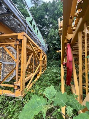 China Zoomlion W6013-6A Used Tower Crane 2021 Year 6 Ton 60m Jib 199.6m Lifting Height for sale