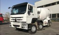 China Sinotruk HOWO Used Concrete Mixer Truck 12m3 8x4 Diesel 371HP Cement Mixer for sale