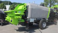 China Used Zoomlion HBT6013C-5 Concrete Trailer Pump 60m3/h 13MPa Diesel Engine Low Hours for sale