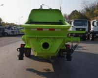 China Used Zoomlion HBT80.16.174RSU Concrete Line Pump 80 m3 Diesel Trailer Mounted for sale