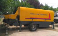 China Used Sany HBT6013C-5 Concrete Line Pump 60 m3 Diesel Trailer Mounted Export Grade for sale