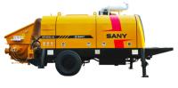China Used Sany HBT6013C-5 Concrete Line Pump 60 m3 Diesel Trailer Mounted Export Grade for sale
