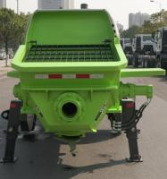 China Used Zoomlion HBT60.16.110SU Concrete Line Pump 60 m3 Trailer Mounted Electric for sale