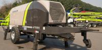 China Used Zoomlion HBT60.16.110SU Concrete Line Pump 60 m3 Trailer Mounted Electric for sale
