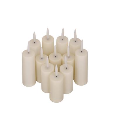China High Quality Birthdays 3D Flame Candle Flameless Battery Lighting Paraffin Wax LED Candle For Party Decoration Candles for sale