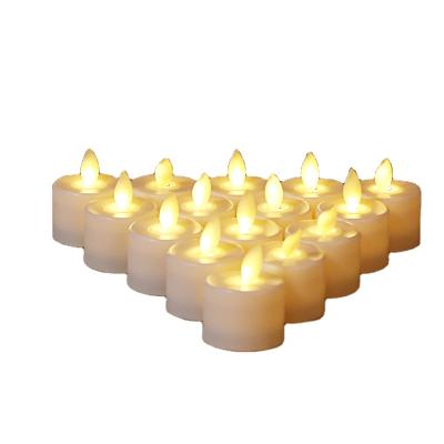 China Mini Battery Flameless Candles Flickering Led Tea Light Candle Set For Christmas Decoration Electric Fake Candle for sale