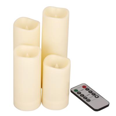China Homemory 12Pcs Birthdays Moving Waterproof Candles Battery Operated Indoor Outdoor LED Flameless Candles with Remote Timers for sale