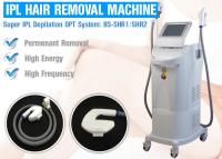 China OPT SHR Permanent Hair Removal Machine For Unwanted Facial Hair / Men's Body Hair for sale