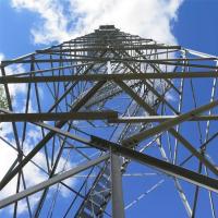 China Custom Hot Dip Galvanized Lattice Angle Steel Telecom Tower, 10-80m, Q355 Steel, for 4G/5G Communication for sale