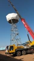 China Self-Supporting Steel Meteorological Radar Tower for Telecommunication and Communication Antennas Maker for sale