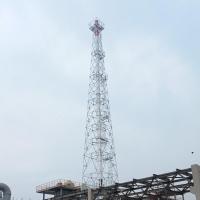 China Industrial Chimney Support Tower High Strength Q355 Steel Lattice Chimney Tower for Power Plant for sale