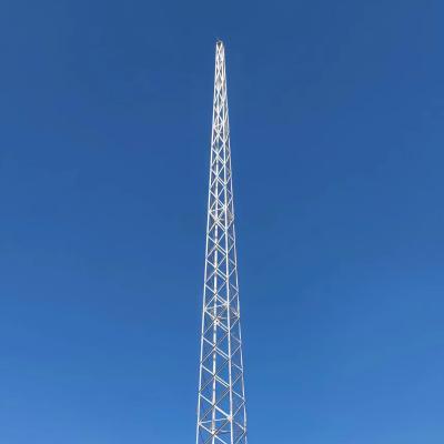 China Custom Height 10-60m Lightning Tower Galvanized Steel Lightning Protection Tower for sale
