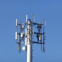 China Hot Dip Galvanized Telecom Tower Q355 Steel 10-120m for 4G 5G Base Station for sale