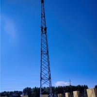 China Four Legged Lattice Steel Lightning Tower Hot Dip Galvanized Lightning Rod Tower for Lightning Protection in Chemical and Refinery Plants for sale