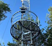 China Hot Dip Galvanized Anemometer Tower Lattice Steel Wind Monitoring Mast for sale