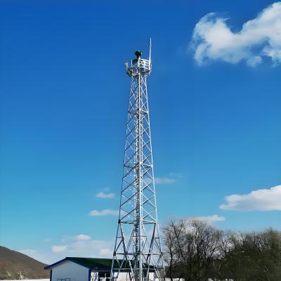 China Galvanized Steel Lookout Communication Tower 360° Viewing Easy Installation Suitable for Forest Fire Monitoring for sale
