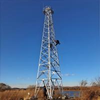 China Galvanized Steel Lookout Communication Tower 360° Viewing Easy Installation Suitable for Forest Fire Monitoring for sale