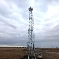 China Galvanized Steel Lookout Communication Tower 360° Viewing Easy Installation Suitable for Forest Fire Monitoring for sale