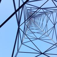 China Four Legged Lattice Electric Power Tower Galvanized Overhead Line Support Tower for sale