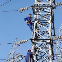 China Four Legged Lattice Electric Power Tower Galvanized Overhead Line Support Tower for sale