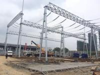 China Power structure,transmission line, four-tube tower, power grid structure substation, herringbone frame, main transformer frame of the power grid for sale