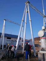 China Power structure,transmission line, four-tube tower, power grid structure substation, herringbone frame, main transformer frame of the power grid for sale