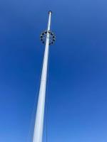China Hot Dip Galvanized Self-Propelled LED Flood Lighting Telecommunication 10m-60m Range Lifting Operation Antenna Tower for sale