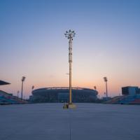 China 15m-40m Customized Flood Lighting High Mast Lighting Tower for Football Stadium and Airport Seaport for sale