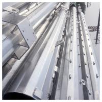 China Galvanized Steel Monopole Tubular Telecom Antenna Tower 10-60m Height 30-Year Service Life for sale