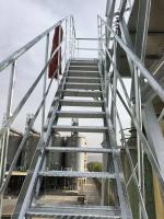 China Hot-dip Galvanized Steel Chimney Tower with Customizable Color 20-50 Years Service Life for sale