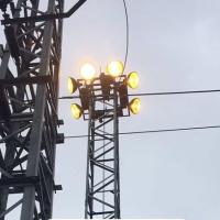 China Customized 20M 25M 30M 40M High Mast Pole High Mast Tower with Flood Lights Pole Q235 Steel Lamp Post for sale