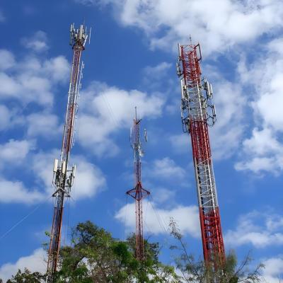 China Durable Steel Pipe Radar Tower for Weather Monitoring in High Mountain Areas Rust Resistant 50-Year Service Life for sale