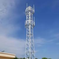 China Durable Steel Pipe Radar Tower for Weather Monitoring in High Mountain Areas Rust Resistant 50-Year Service Life for sale