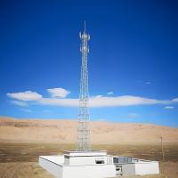 China Durable Steel Pipe Radar Tower for Weather Monitoring in High Mountain Areas Rust Resistant 50-Year Service Life for sale