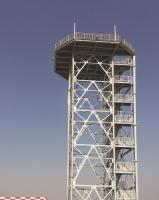 China Galvanized Steel Self-Supporting Observation Tower Bird Watch Tower Lookout Guard Angle Steel Tower for sale