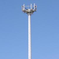China Monopole Tower Telecom Tower Designed for Smart City 4G and 5G Base Stations with Low Visual Impact and Small Footprint for sale