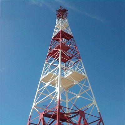 China 4 Legs Angle Steel Mast GSM Telecom Communication SST 20m 35m 40m 45m 55m 60m 80m Angular Lattice Steel Tower for sale