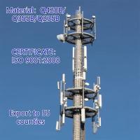 China Monopole Galvanized Steel Self Supporting Outdoor 5G 4G Satellite Landscape Telecom Tower for sale