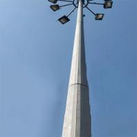 China Steel Structure with Adjustable Height and Antenna Platform Designed Monopole Tower Single Tube for Low Visual Impact and Communication for sale