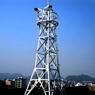 China Radar Monitoring Tower 25m-50m Multi-band Compatible Low-altitude Defense Tower for Airport/Port for sale