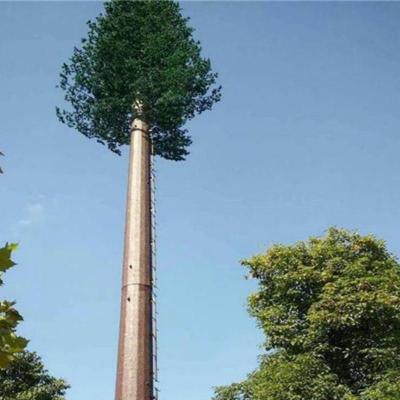 China Bionic Tree Tower Communication Tower With Hot Dip Galvanized Steel Realistic Bionic Pine Palm Tree Appearance Customizable Height for sale