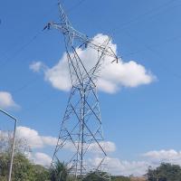 China Electric Power Tower Four Legged Lattice Angle Steel Structure Tower for High Voltage and Ultra High Voltage Power Grid for sale