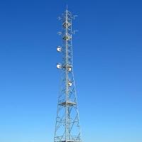 China Angle steel tower made from Q235B Q355B customizable height range 10m to 80m with hot dip galvanized surface treatment for sale
