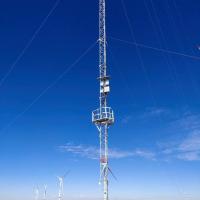 China High Strength Steel Anemometer Tower Suitable for Wind Monitoring and Wind Resource Assessment with Multiple Measuring Layers Options for sale
