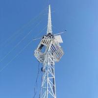 China High Strength Steel Anemometer Tower Suitable for Wind Monitoring and Wind Resource Assessment with Multiple Measuring Layers Options for sale