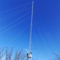 China High Strength Steel Anemometer Tower Suitable for Wind Monitoring and Wind Resource Assessment with Multiple Measuring Layers Options for sale