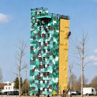 China Training Tower Fire Brigade Climbing and Rescue Simulation Tower Hot Dip Galvanized Steel Structure with Multiple Layers for sale