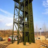 China Training Tower Fire Brigade Climbing and Rescue Simulation Tower Hot Dip Galvanized Steel Structure with Multiple Layers for sale