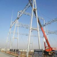 China Durable Power Structure Hot Dip Galvanized Steel Transmission Tower Substation Frame and Cross Arm Components for Power Grid Projects for sale