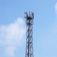 China Custom height angle steel tower with hot dip galvanized anti corrosion treatment suitable for 4G 5G signal transmission and radio coverage for sale